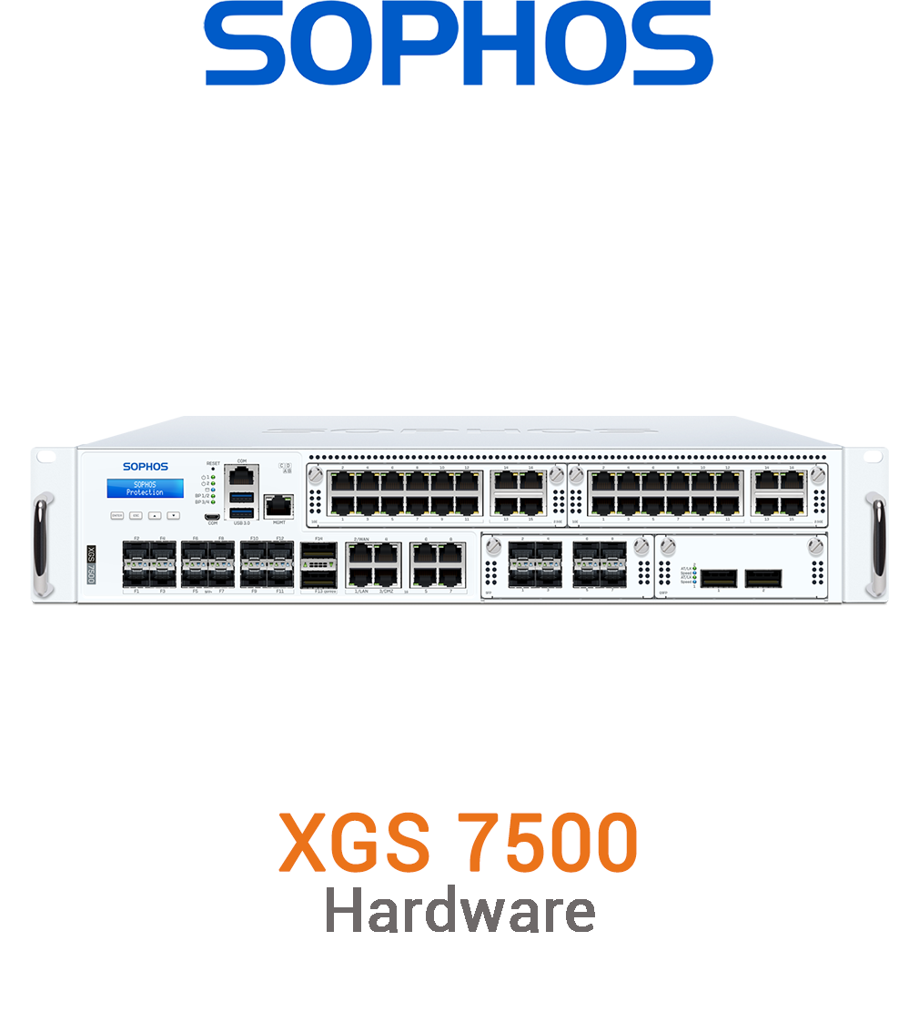 Dispositivo di sicurezza Sophos XGS 7500 (XG7ETCHEUK) EnBITCon sistema di vendita online